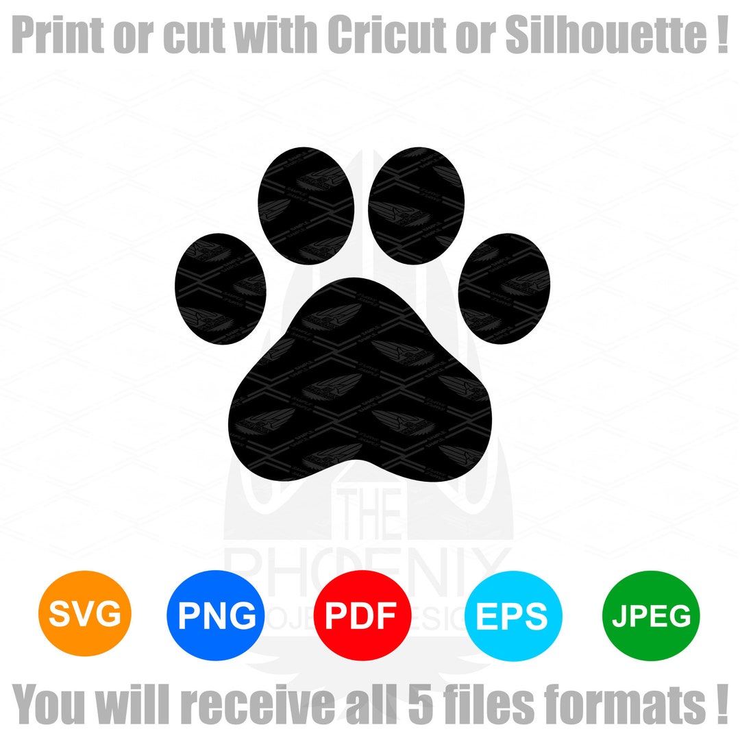 Cat Paw Prints SVG | Pets | SVG File for Cricut Digital Download ...