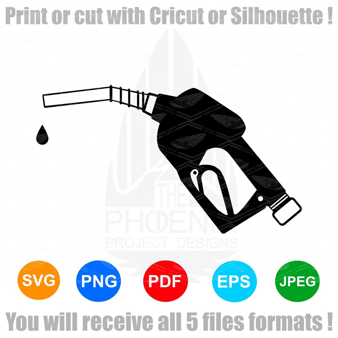 Gas Pistol SVG Gas Pump SVG Gas Station Svg Petroleum Svg Gasoline Svg ...