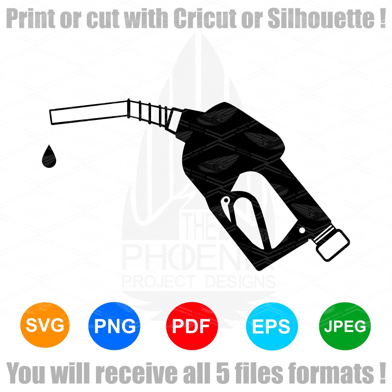 Gas Pistol SVG Gas Pump SVG Gas Station Svg Petroleum Svg Gasoline Svg ...