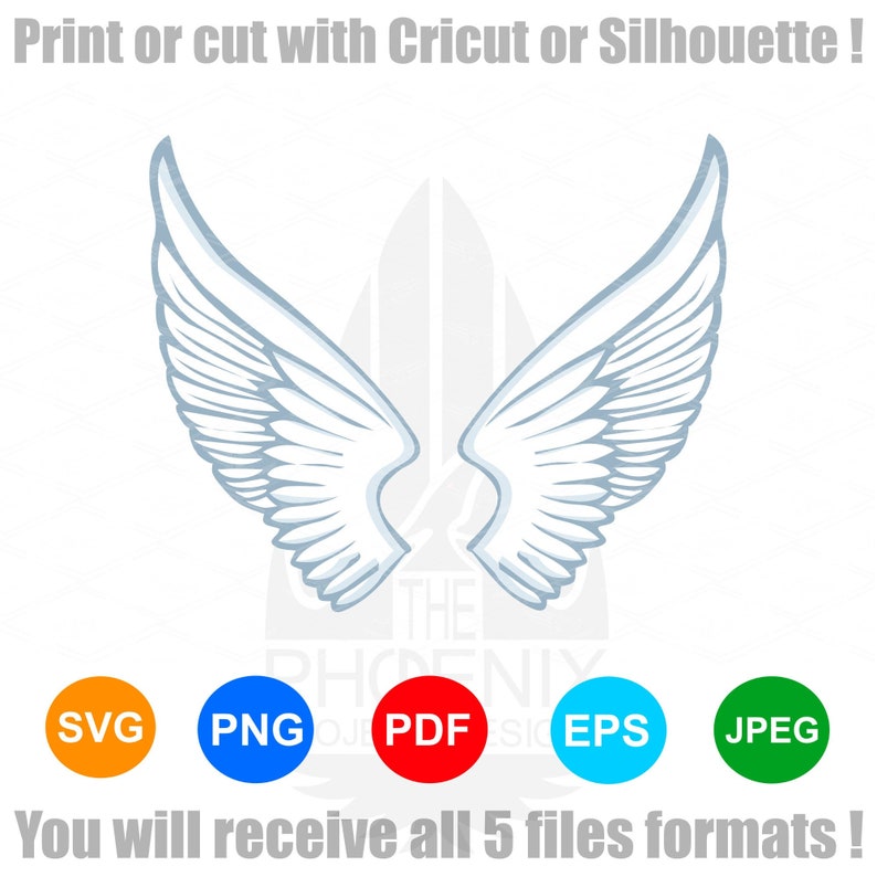 Angel Wings SVG Angel Inside SVG File for Cricut Digital - Etsy