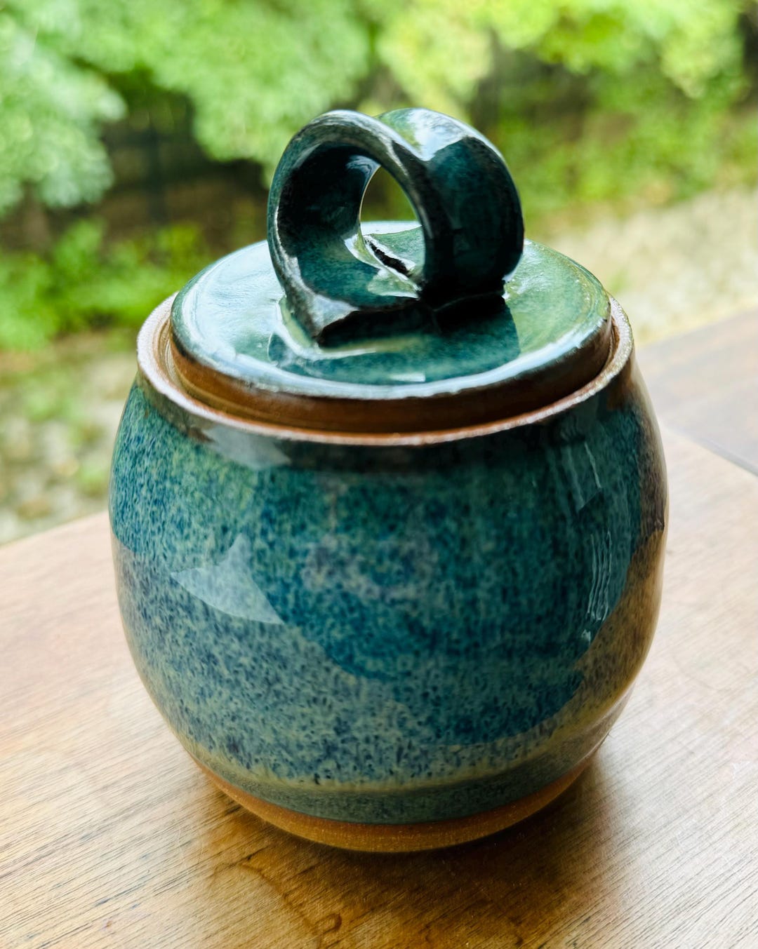 Handmade Ceramic Salt Cellar Kitchen Essential Wheelthrown Lidded Jar ...