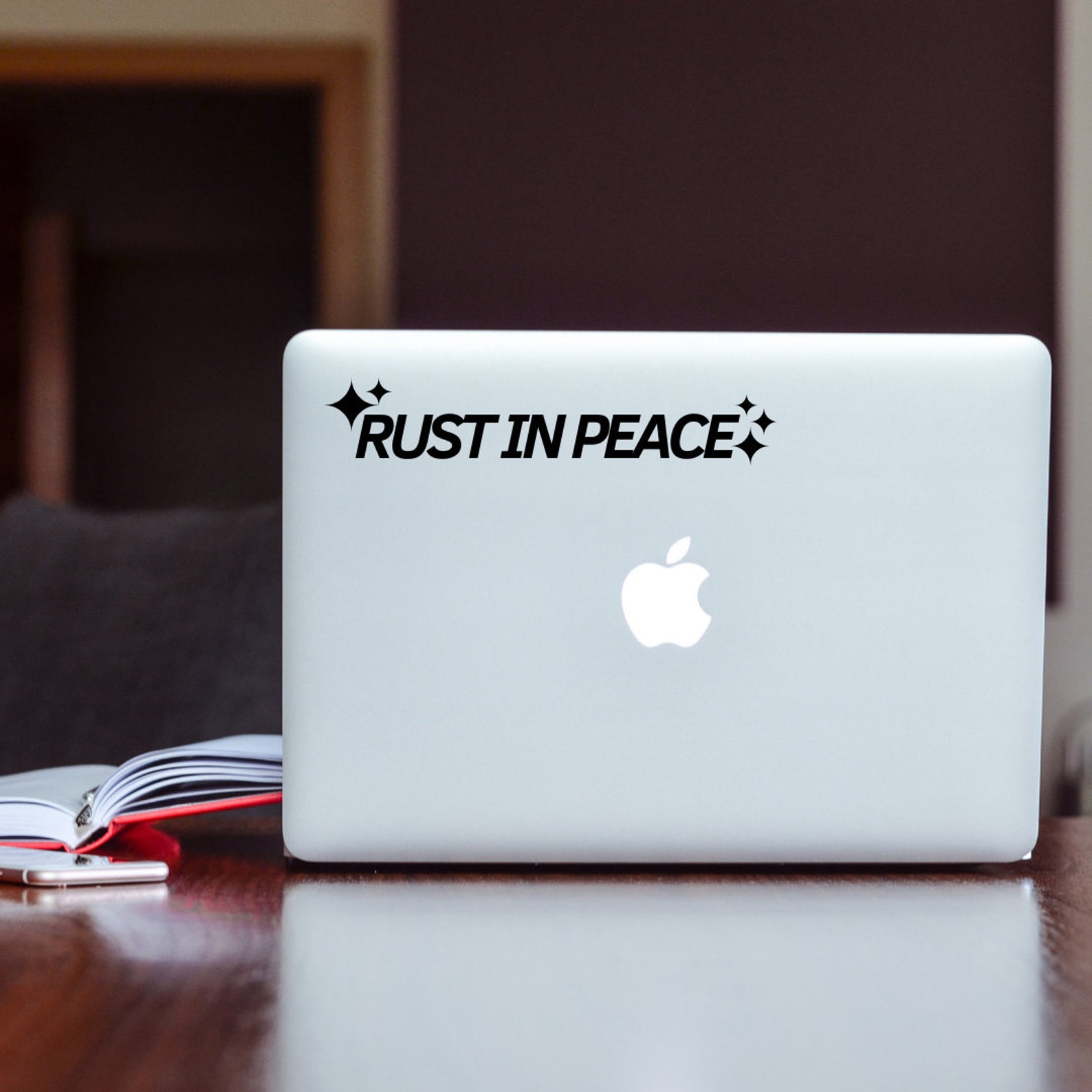 Rust in Peace Punny Vinyl Sticker Vinyl Decal Joke Car - Etsy