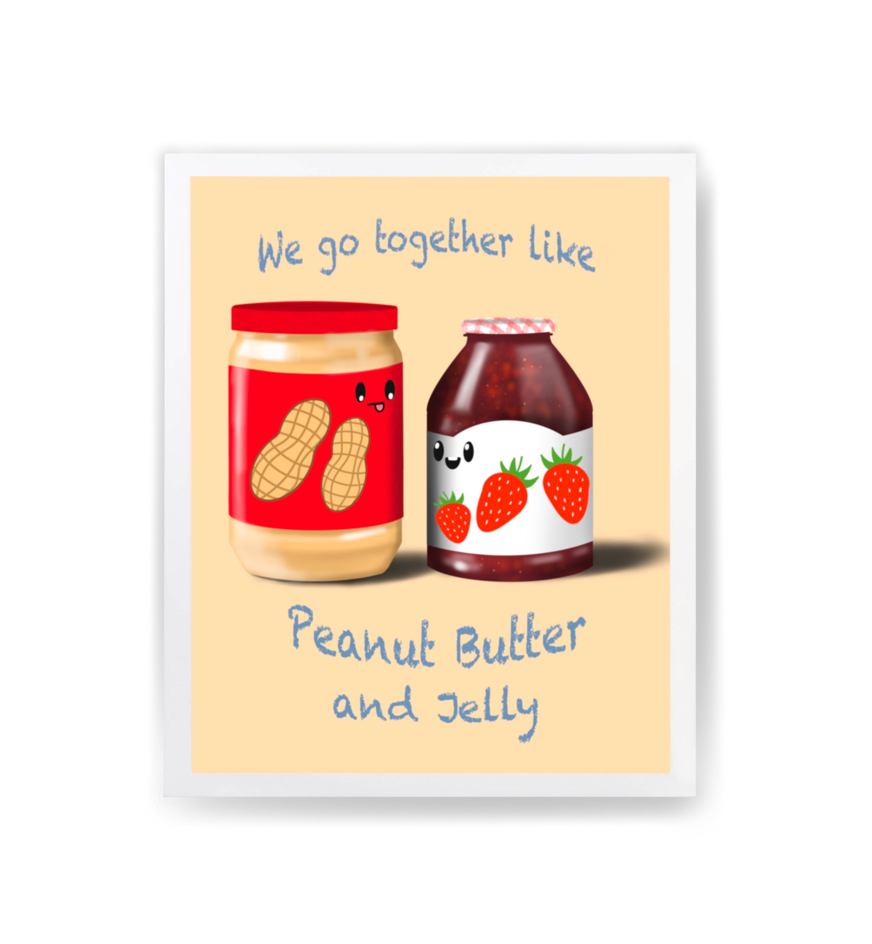Peanut Butter And Jelly Jars Love