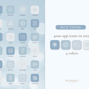 Pastel Blue iPad App Icons Aesthetic | 4000 Icons, Wallpapers, Widgets ...