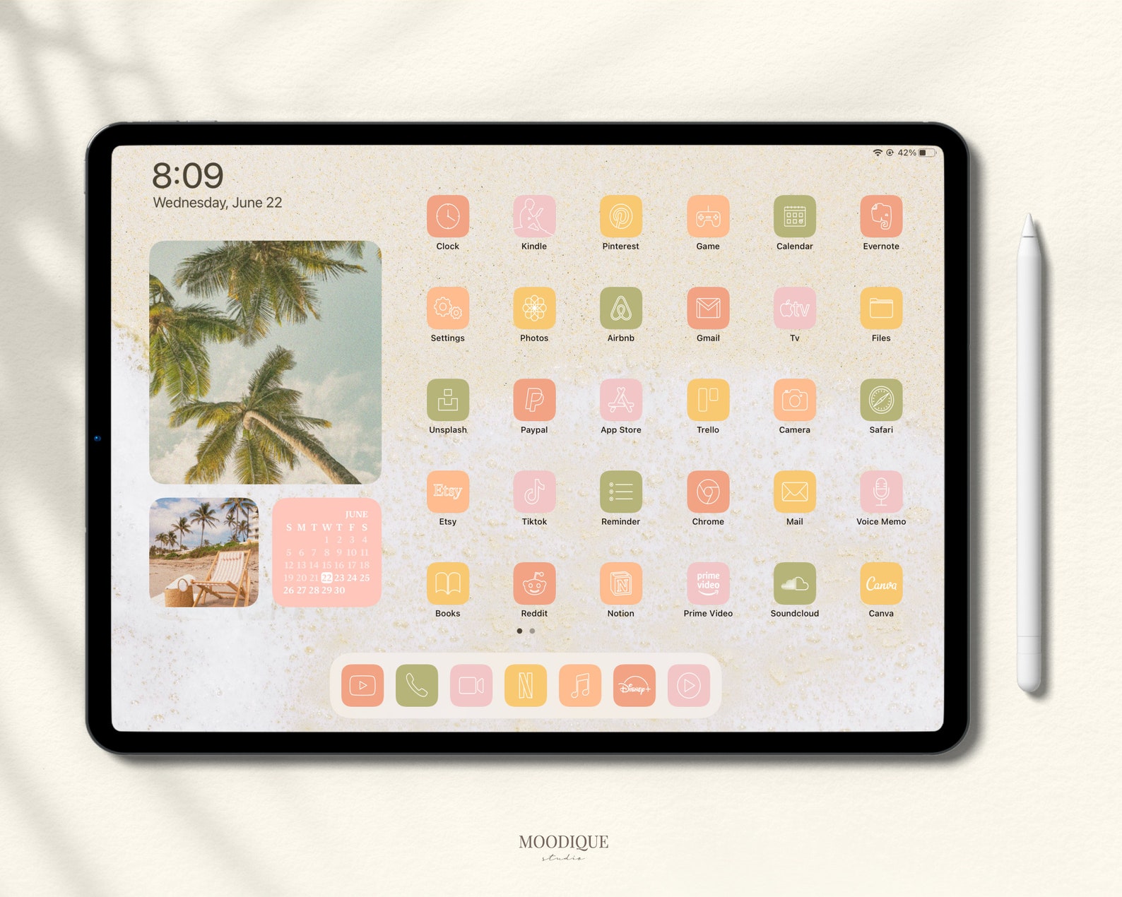 Summer Retro Vintage Ipad App Icons Aesthetic Ipad Theme - Etsy
