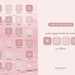 Neutral Pink Ios App Icons Aesthetic | 4000 iPhone App Covers Wallpaper ...