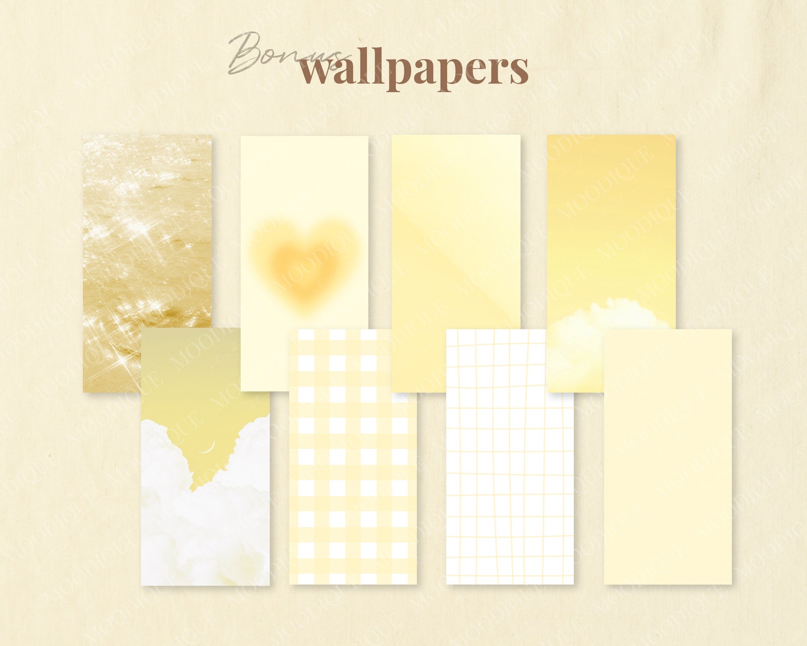 Butter Yellow Ios App Icons Pack | Yellow Aesthetic iPhone Theme App ...