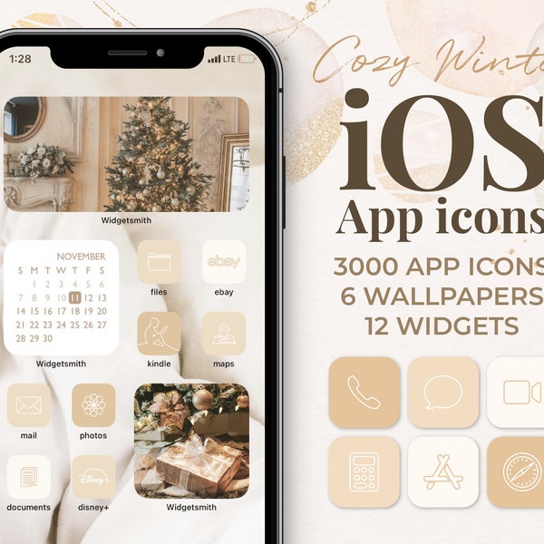 Ios 14 Icons Christmas - Etsy