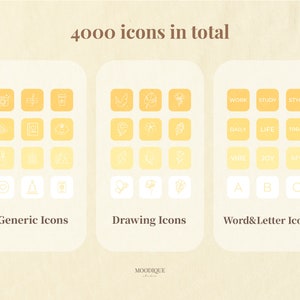 Butter Yellow Ios App Icons Pack | Yellow Aesthetic iPhone Theme App ...