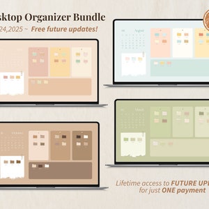 Desktop Organizer Wallpapers + Folder Icons Bundle for MAC / Windows ...