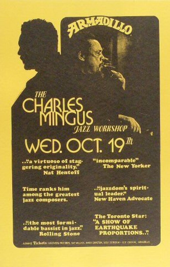 Charles Mingus Tour Poster | Etsy