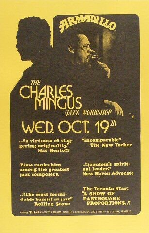 Charles Mingus Tour Poster - Etsy