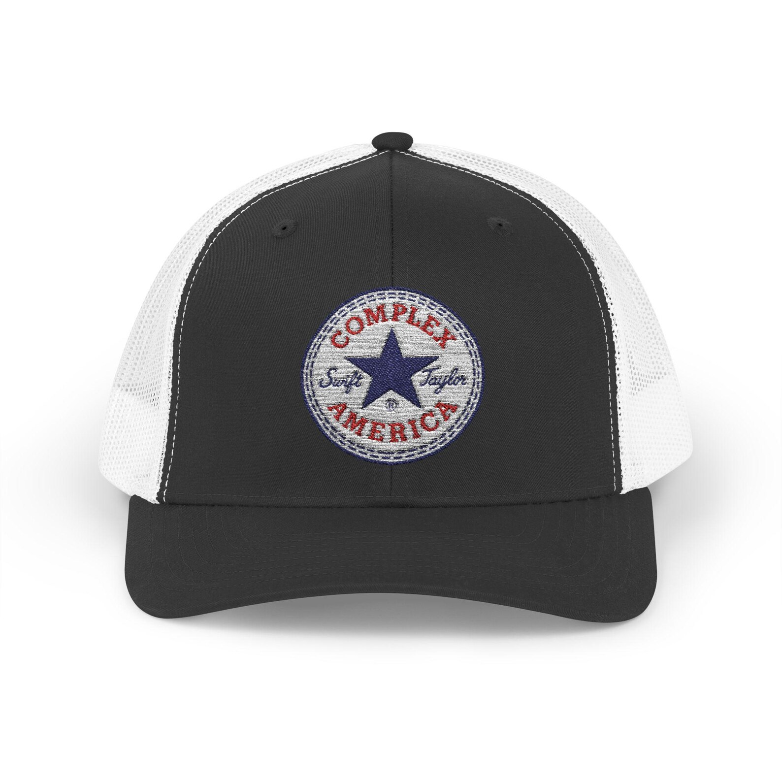 Complex America Snapback Cap: Star Design Trucker Hat - Etsy