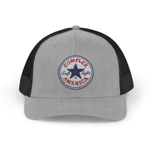 Complex America Snapback Cap: Star Design Trucker Hat - Etsy