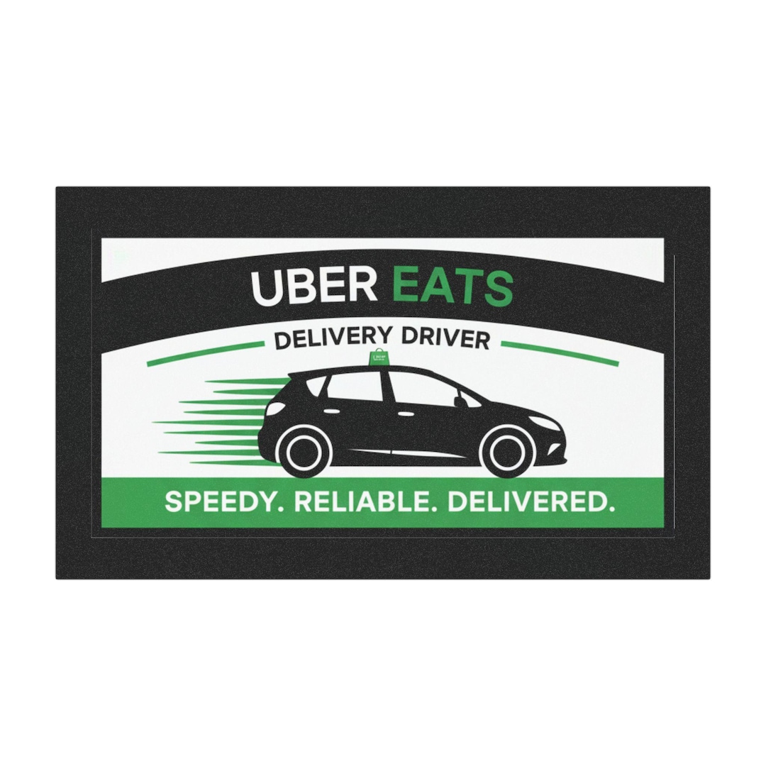 Uber Eats Car Magnet: Delivery Driver Vehicle Sign - Etsy