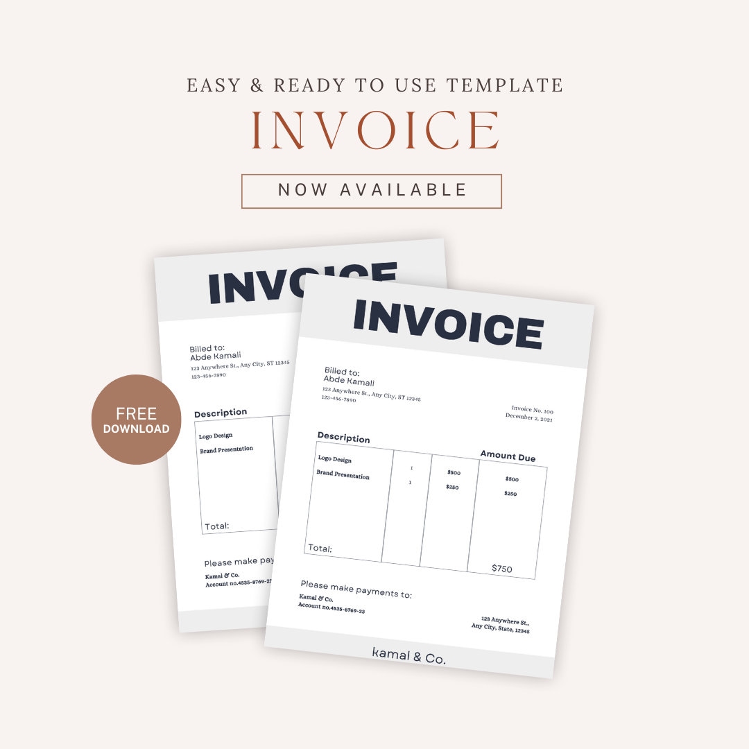 Minimalist Business Invoice Organizer, Desk Organizer, Receipt ...