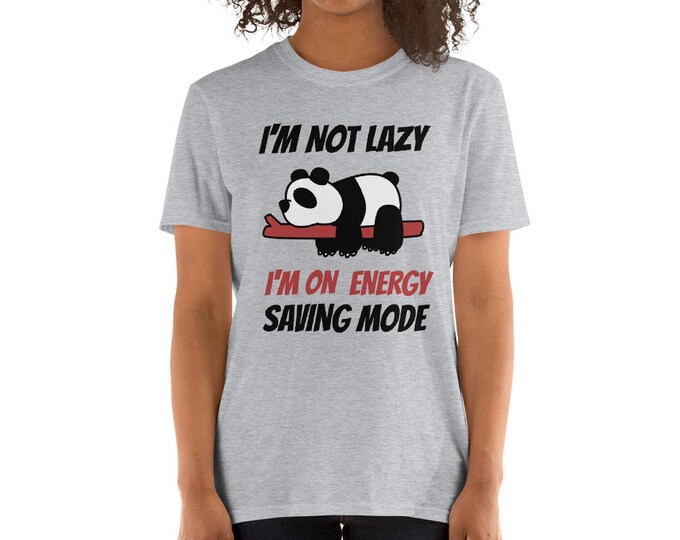 Funny Lazy Men's Cotton T-shirt Lazy Lifestyles Physically I'm Here ...