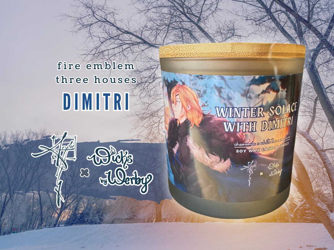 Artist Collab Dimitri Fire Emblem Three Houses Candle winter Solace ...