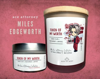 Goro Akechi Persona 5-inspired Scented Soy Candle My Scent - Etsy
