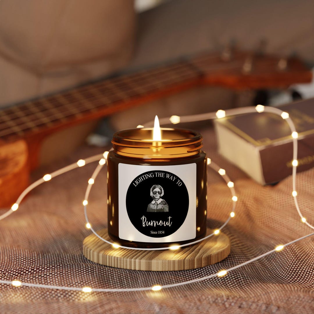 Florence Nightingale Nurse Candle Scented Soy Candle | Amber Jar - Etsy