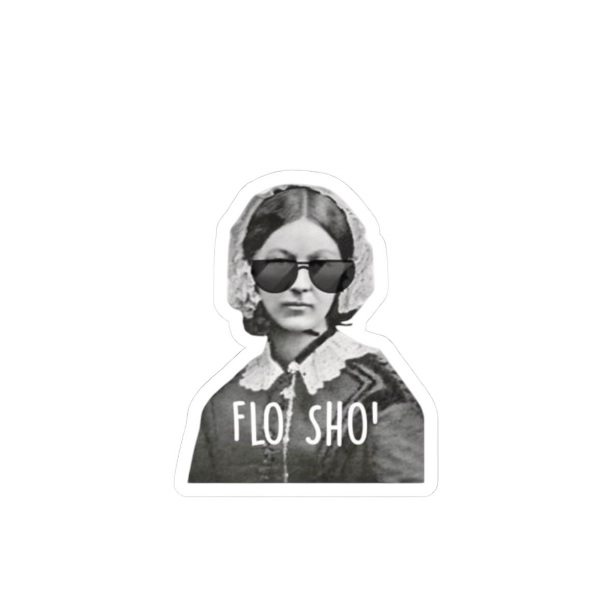 Florence Nightingale Sticker: 'flo Sho' Glossy Laptop Decal - Etsy