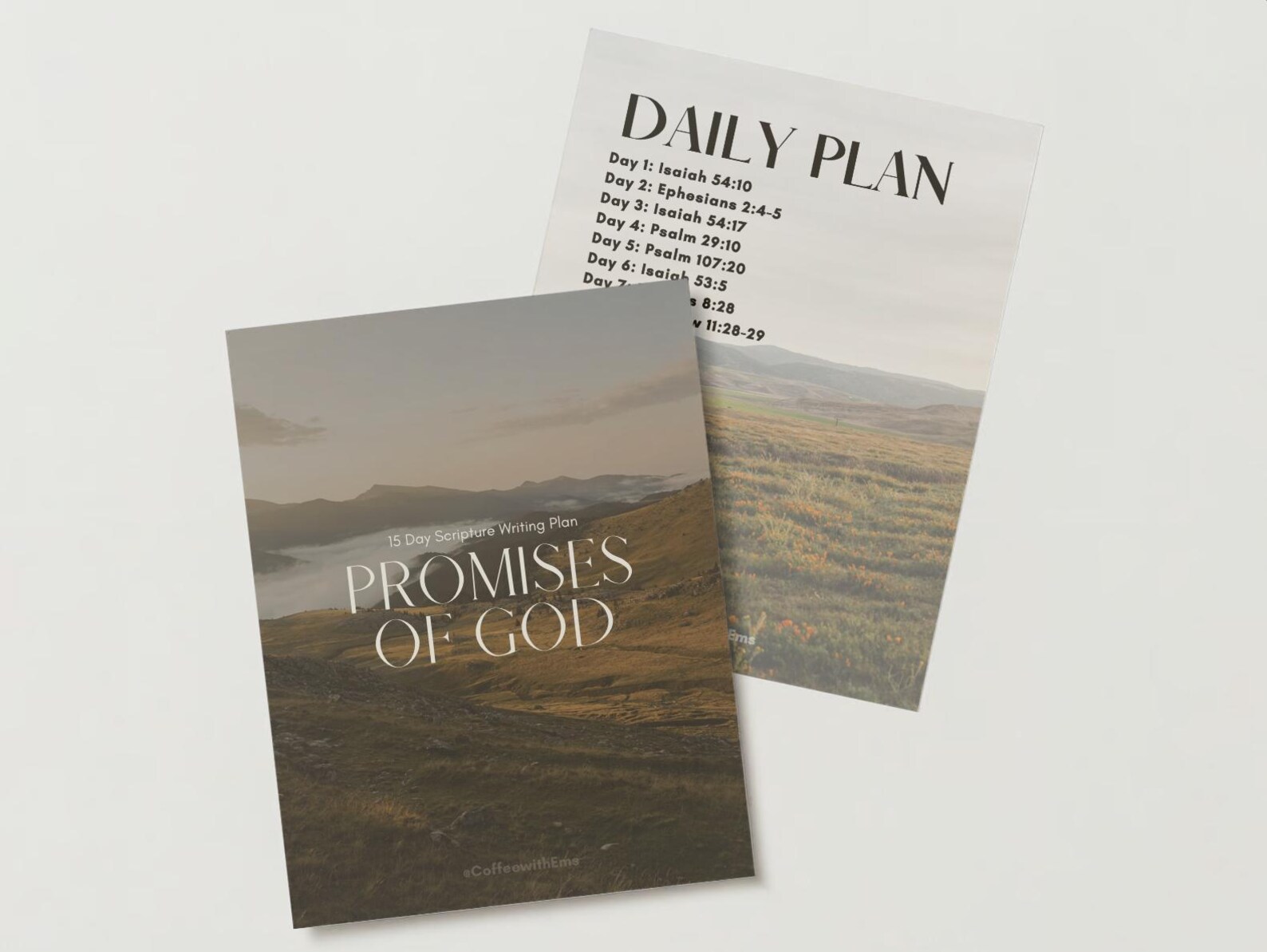Scripture Writing Plan: Promises of God - Etsy