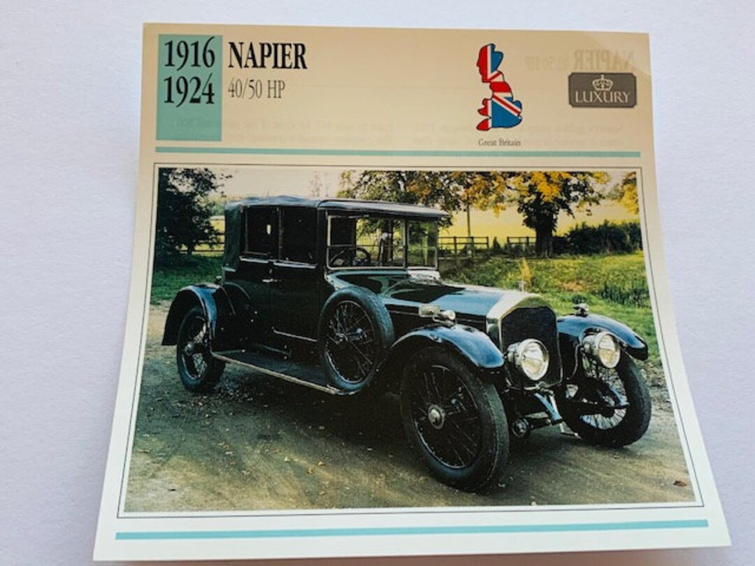CLASSIC CAR PRINT Vintage 6X6 Ephemera Transportation Automobile ...