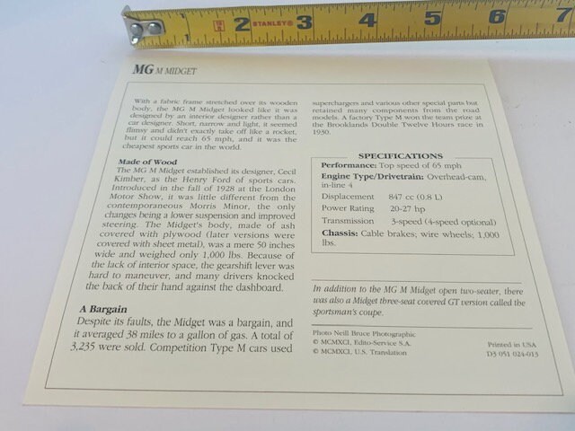 CLASSIC CAR PRINT Vintage 6X6 Ephemera Transportation Automobile ...