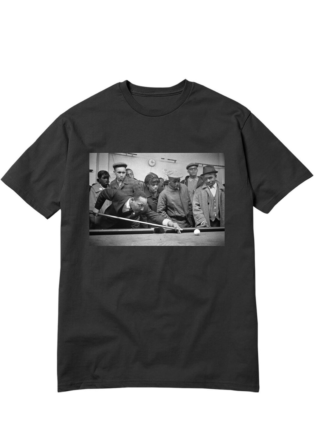 MLK Shooting Pool T-shirt #2 - Etsy