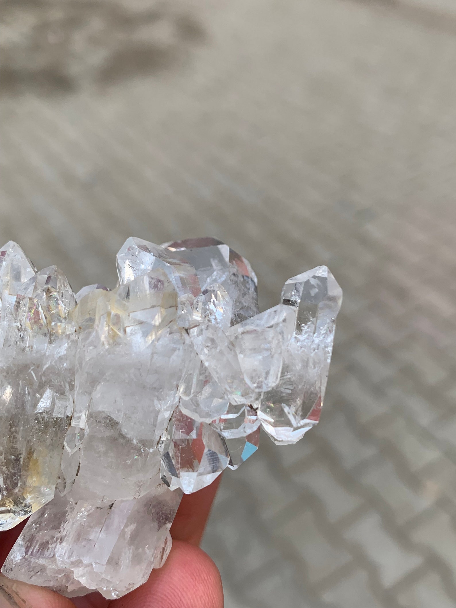 Lustrous Quartz Crystals Cluster With Faden Inclusions From Baluchistan ...