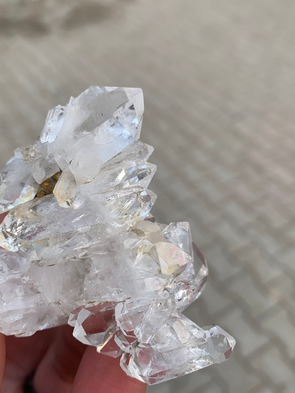 Lustrous Quartz Crystals Cluster With Faden Inclusions From Baluchistan ...