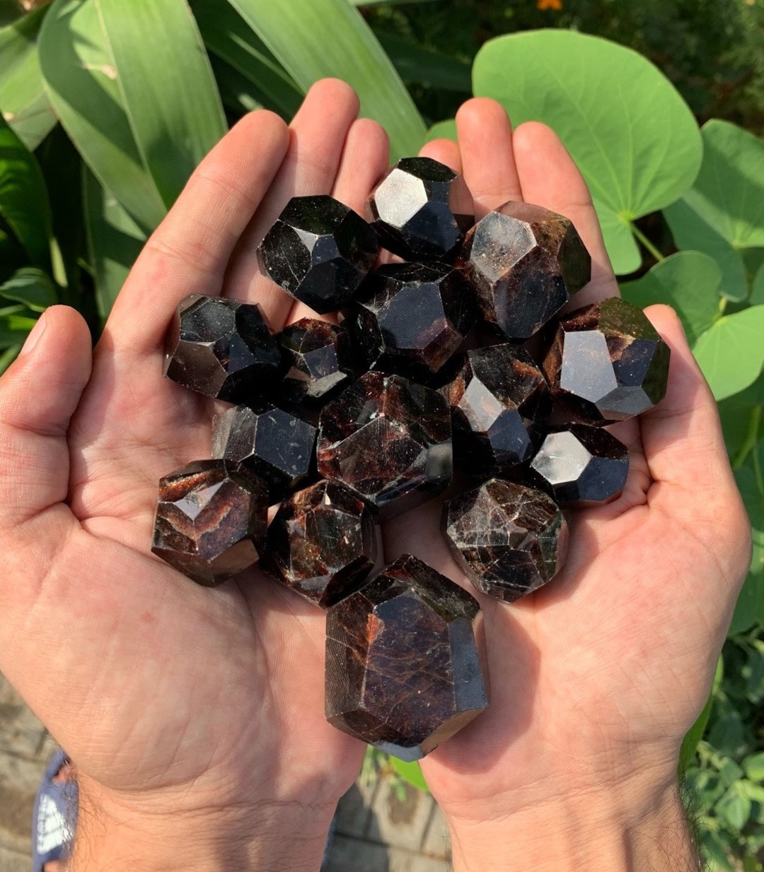 Almandine Garnet Crystals Lot / Deal / Red Garnet / Healing Crystals ...