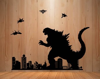 Godzilla Cut File | Etsy