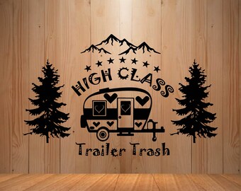 Trailer Trash Camper Svg - Etsy
