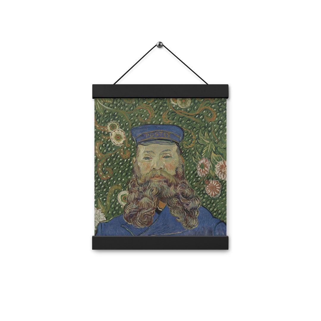 Portrait of the Postman Joseph Roulin by Vincent Van Gogh - Etsy