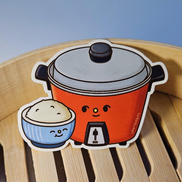 Rice Cooker Decal - Etsy