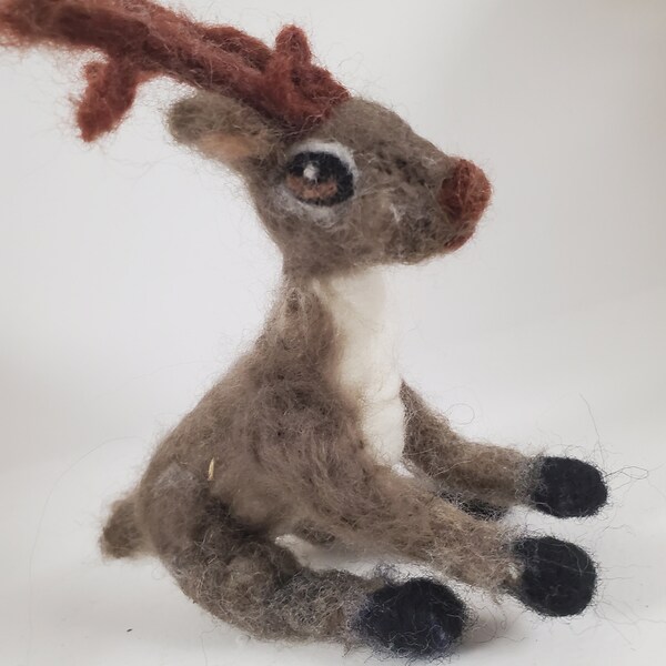 Felted Reindeer - Etsy