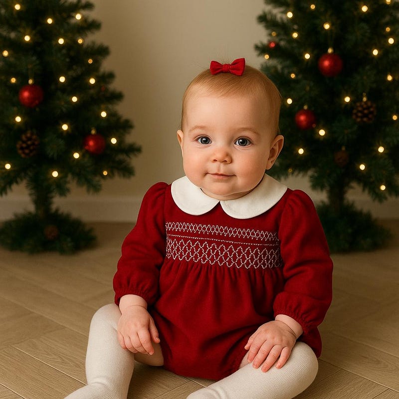 Peter Pan Smocked Outfit - Etsy UK