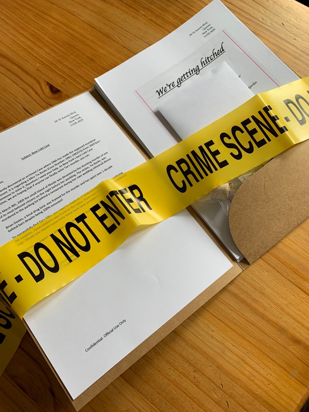 Cold Case File Tia Banks - Etsy