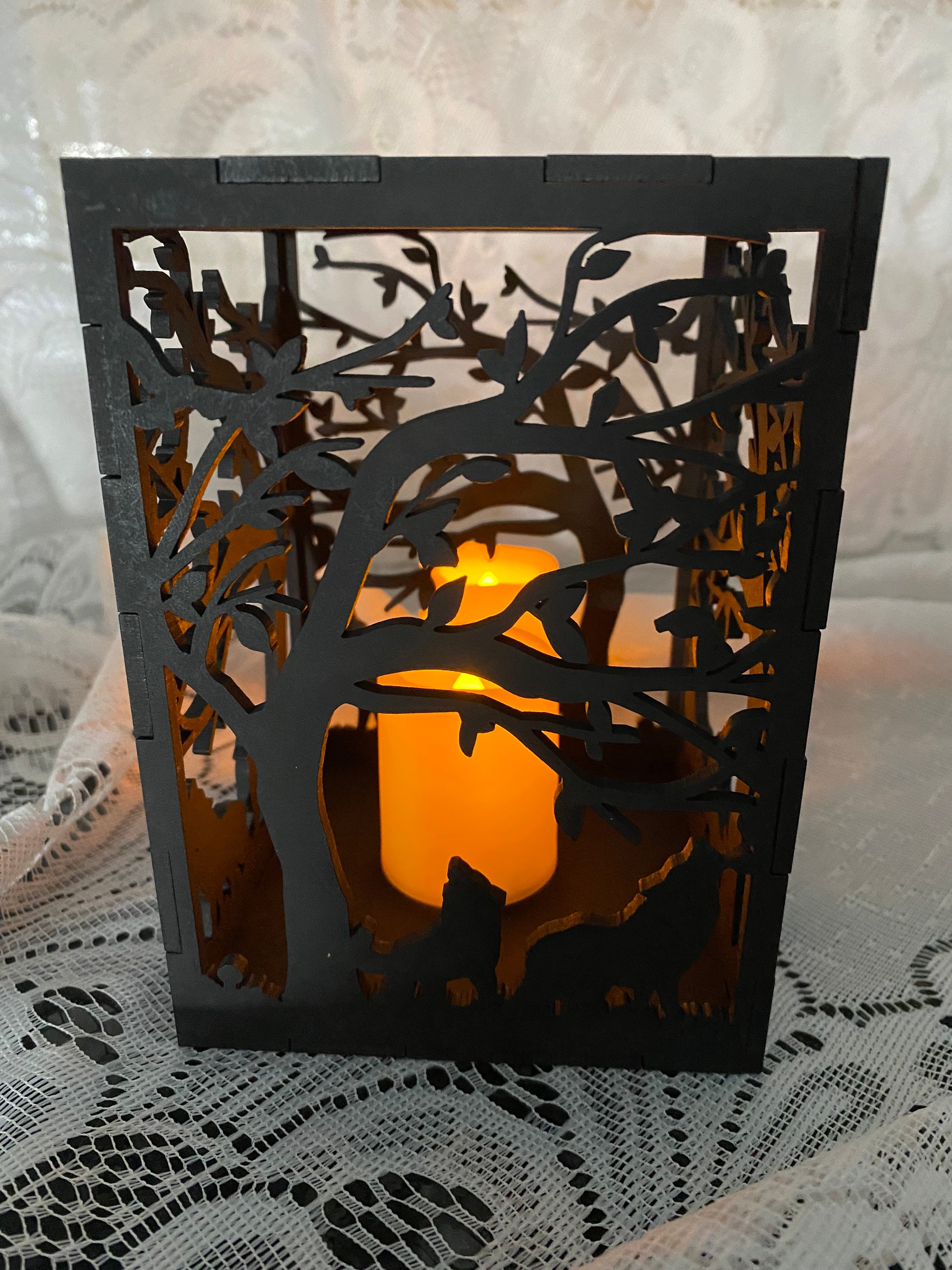 Set of 3 Custom Painted Lanterns. - Etsy