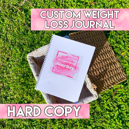 HARD COPY to Be Mailed Weight Loss Journal MERMAID - Etsy