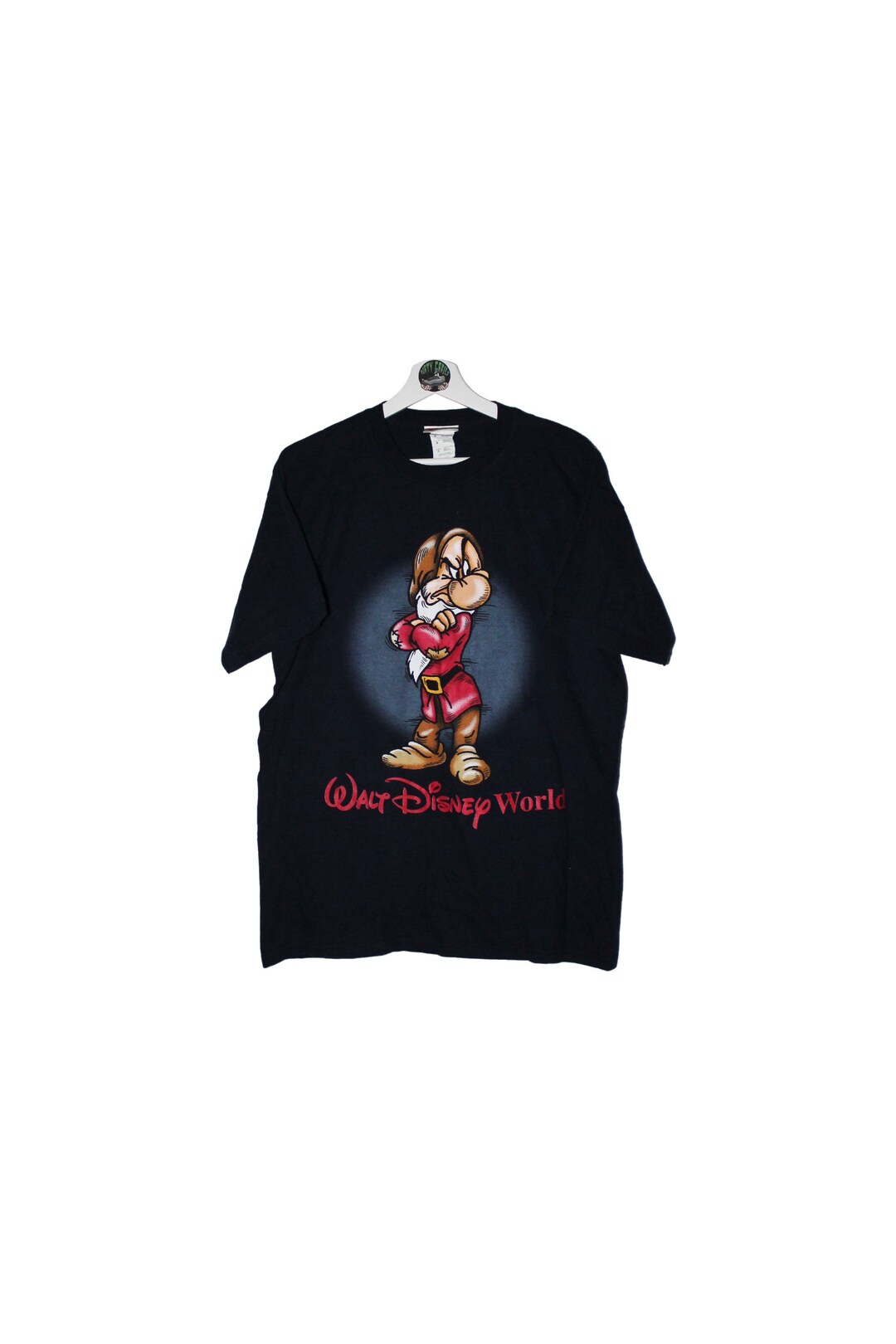 Vintage Walt Disney World Grumpy T-shirt 90s Cartoon Black Medium - Etsy