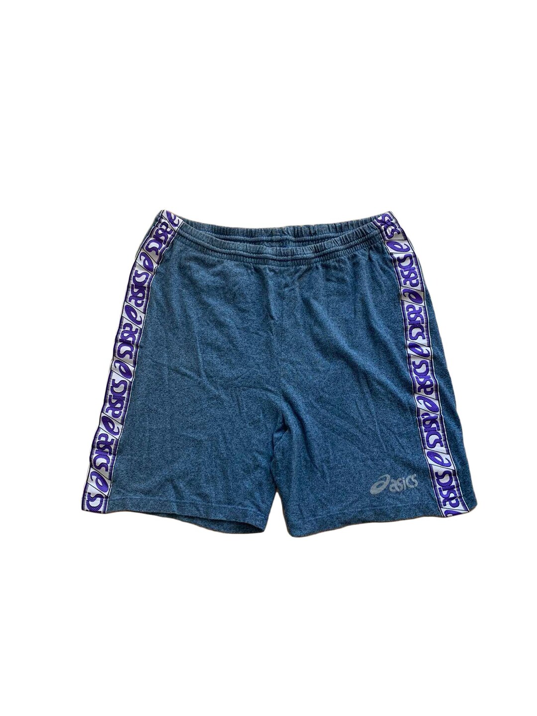 Vintage Asics Side Tape Logo Basketball Shorts Purple Blue 90s Retro - Etsy