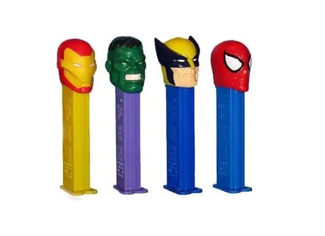 Marvel Superhero Pez Dispensers - Etsy