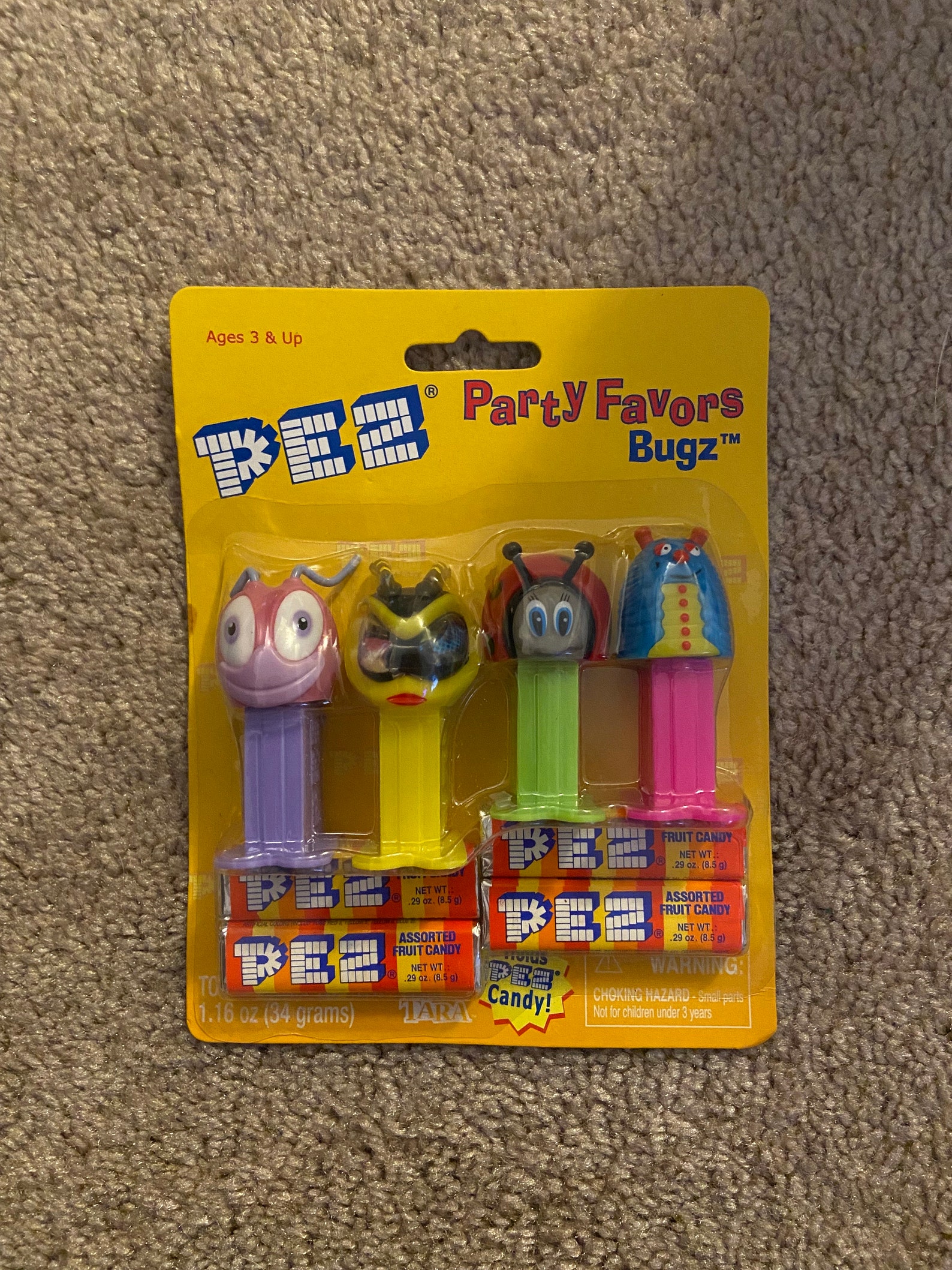 Party Favor Bugz Mini Pez Dispensers Set never Opened - Etsy