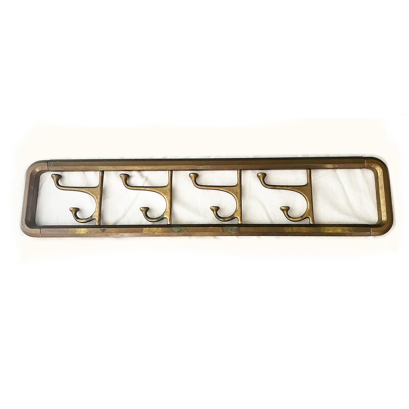 Brass Coat Rack - Etsy