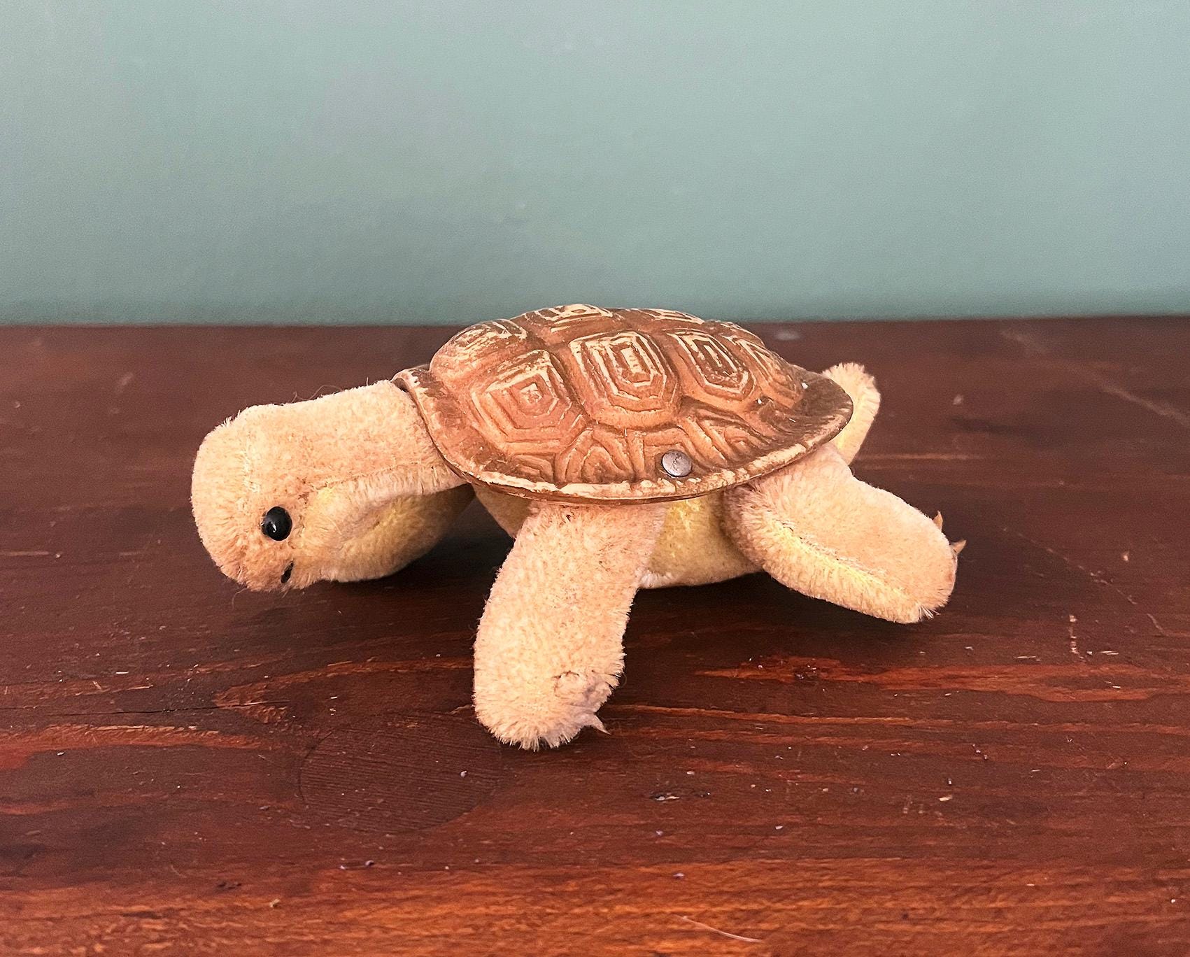 Vintage Stuffed Turtle
