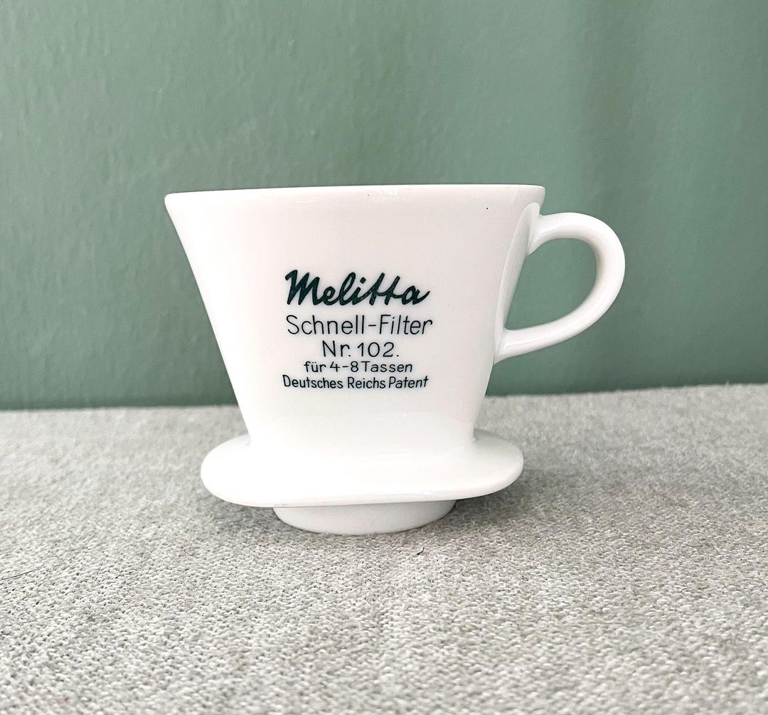 MELITTA COFFEE FILTER, Early Series, German Reich Patent, Around 1930 ...