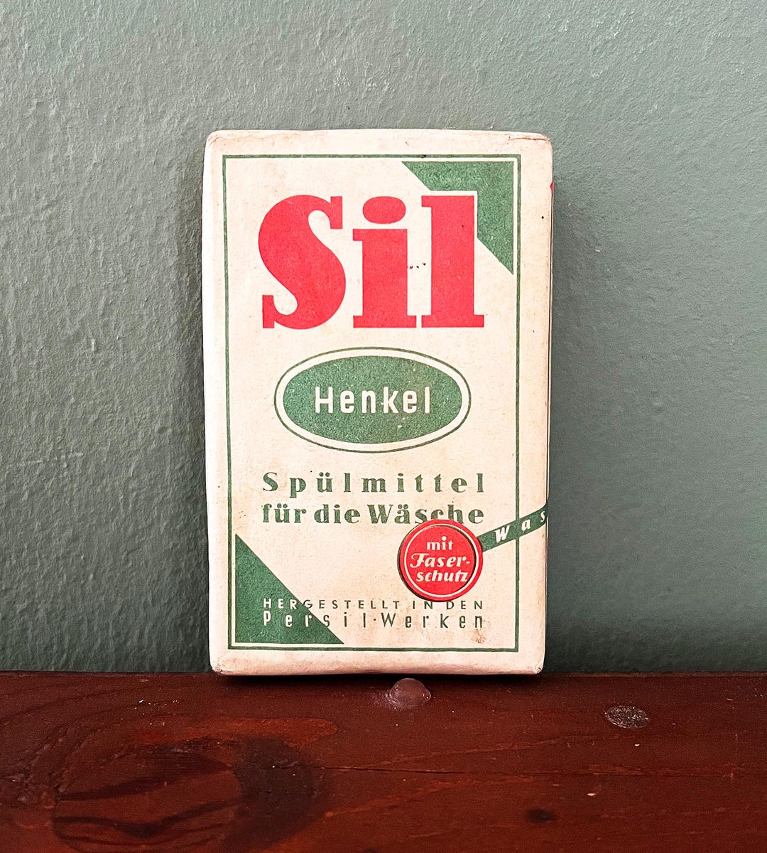 VINTAGE Sil Washing Powder, Henkel, 1960s Original Packaging, Laundry ...