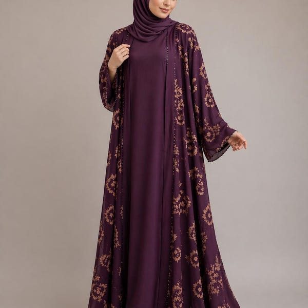 Purple Abaya - Etsy